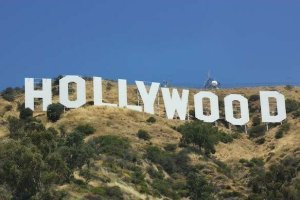 Giant TRUMP Sign Knocked Down by California Authorities, HOLLYWOOD Sign ...