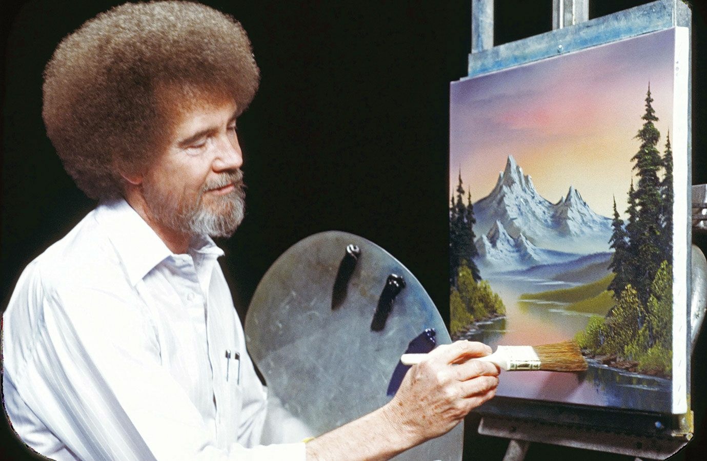 Bob Ross Hair, Happiness and Other Secrets of the Famous Painter ...