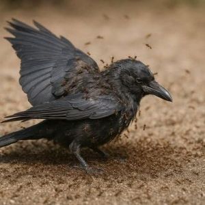 How a Crow’s Healing Ritual Can Depend on Active Ant Hills – Clever ...